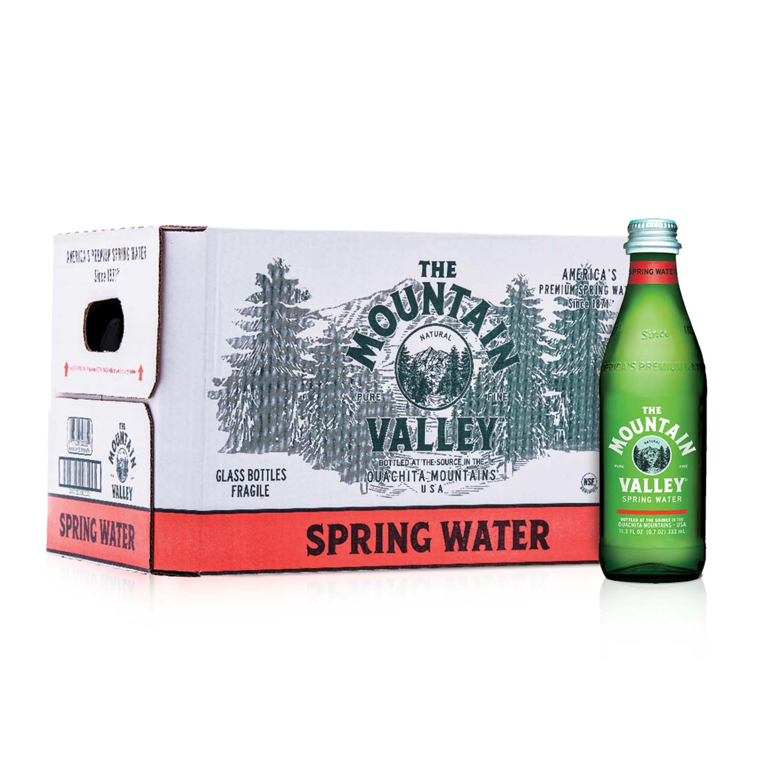 Mountain Valley Spring Water 333-ml Case (24 Count) - Mountain Valley ...